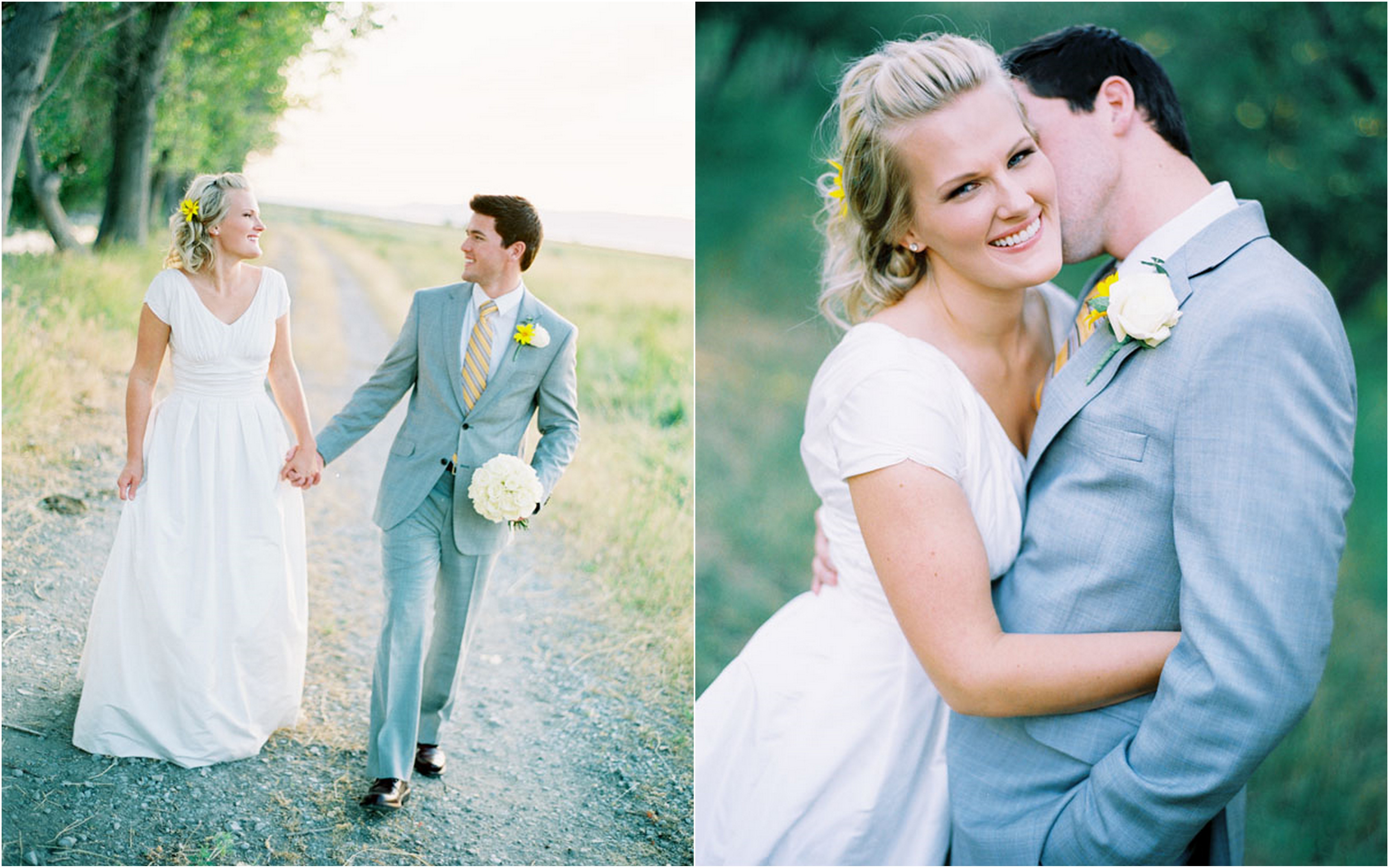 Yellow and Gray Arizona Desert Wedding - Inspired By This